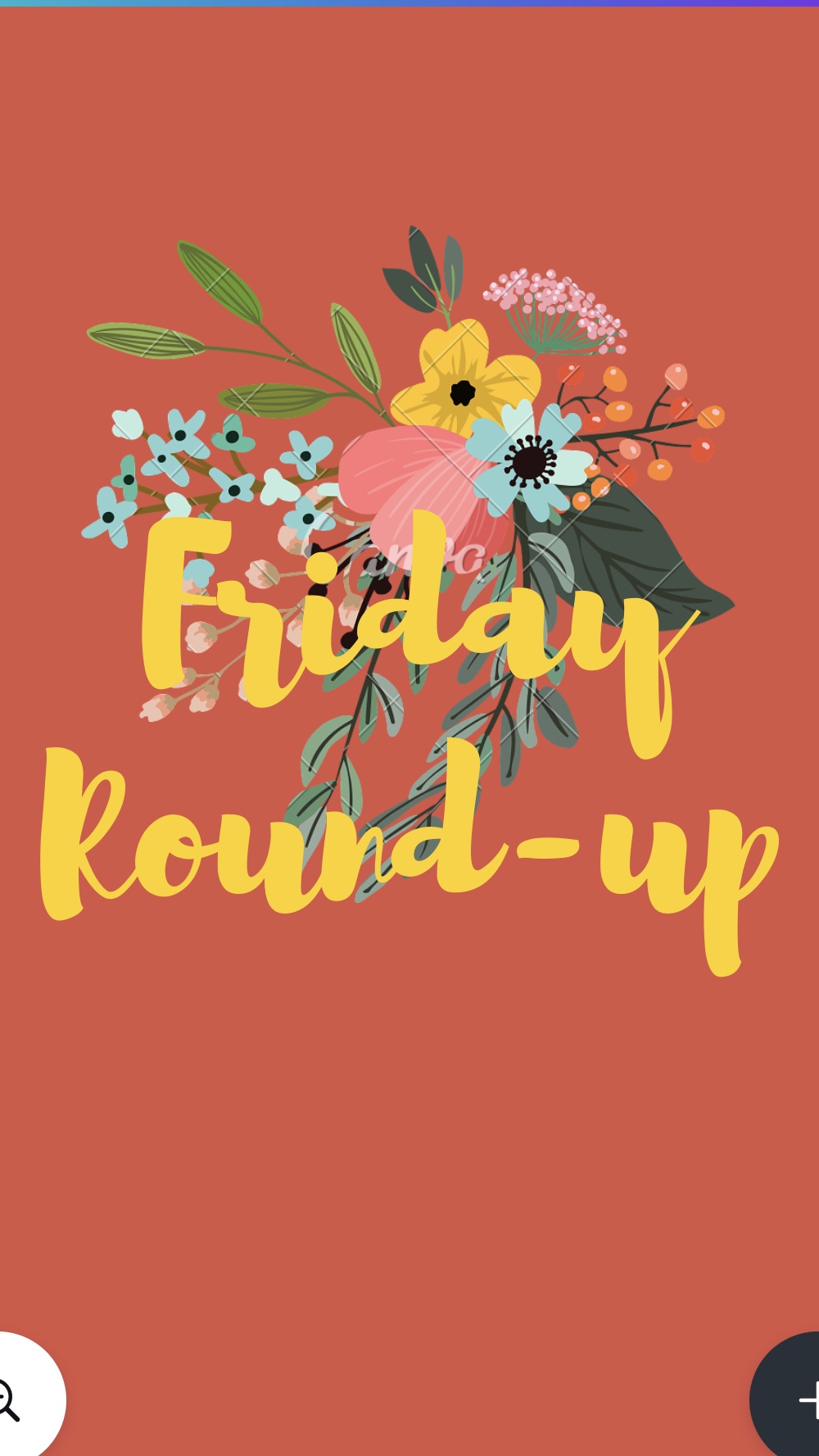 Friday Round-Up | Be Strong * Be Calm * Be Grateful