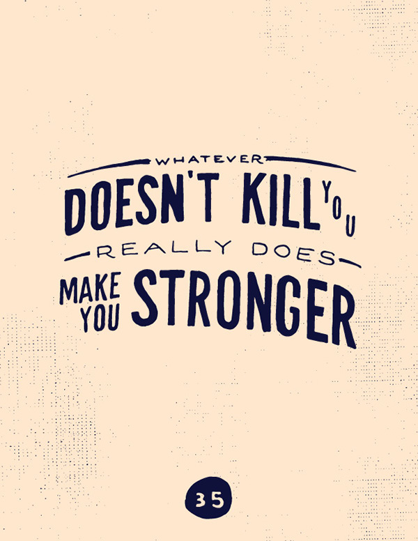 Lessons Learned | Be Strong * Be Calm * Be Grateful